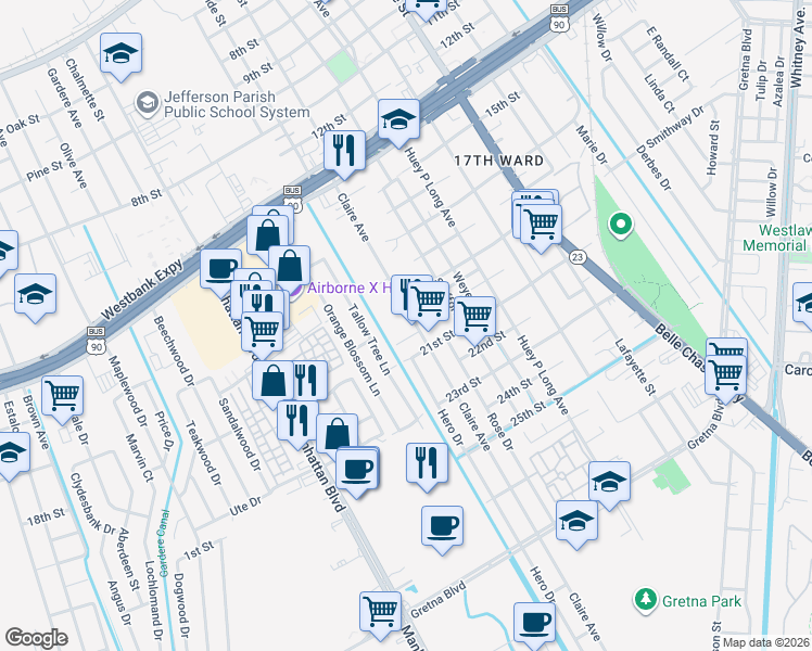 1209 21st Street, Gretna LA - Walk Score
