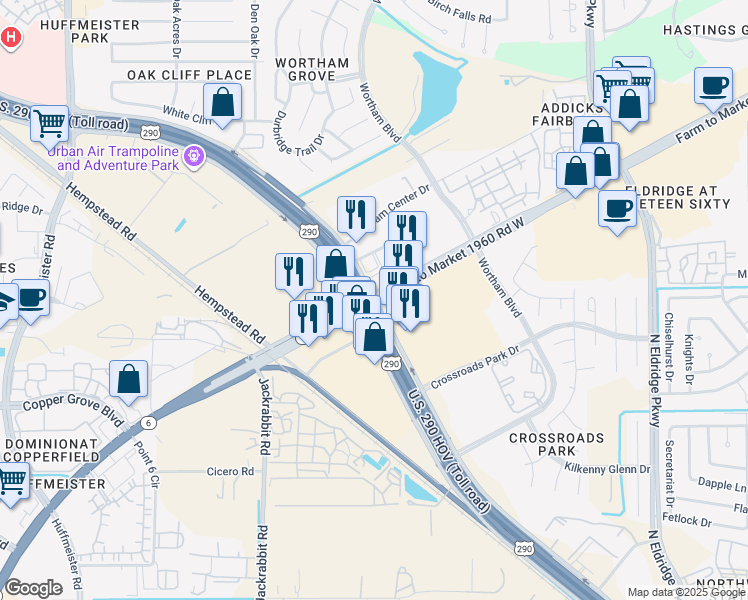 U.S. 290 Frontage Road, Houston TX - Walk Score