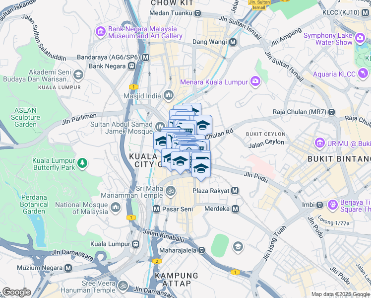 1 Jalan Hang Lekiu, Kuala Lumpur Wilayah Persekutuan Kuala Lumpur ...