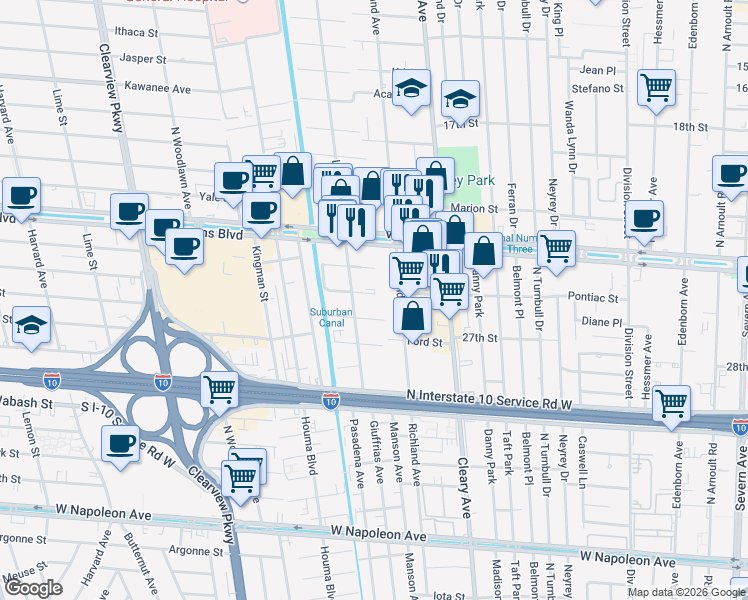 4020 Rye Street, Metairie LA - Walk Score
