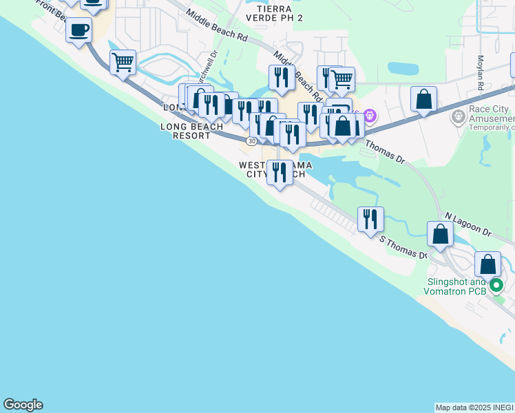 9900 South Thomas Drive, Panama City Beach FL - Walk Score