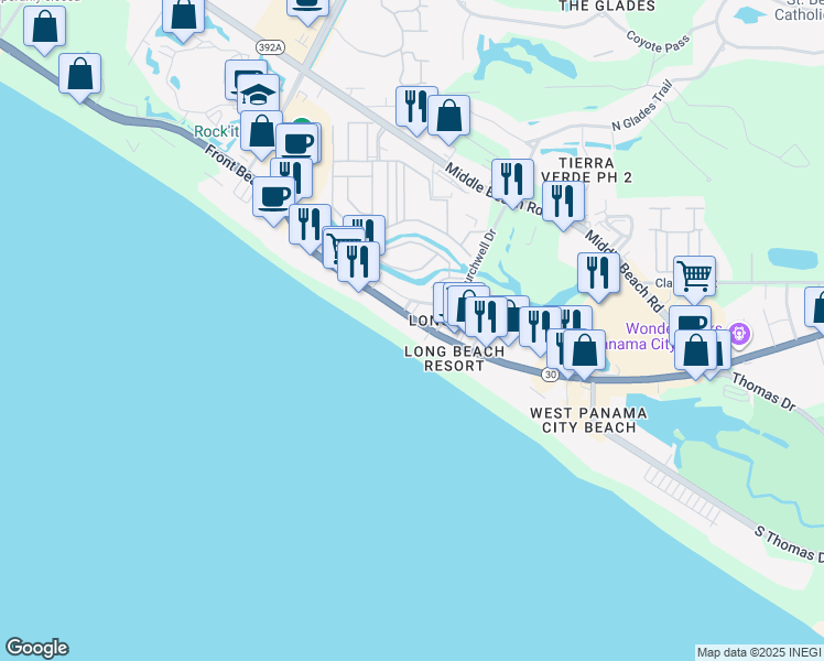 9900 South Thomas Drive, Panama City Beach FL - Walk Score