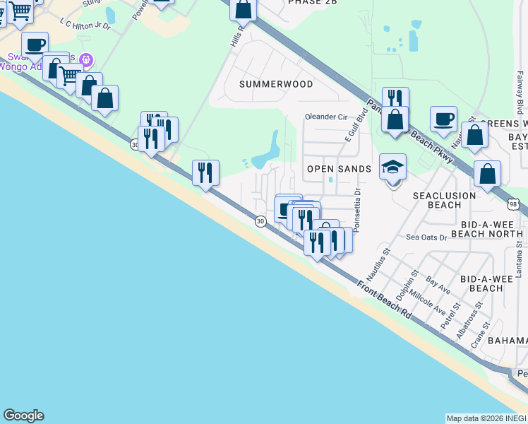 14806 Front Beach Road, Panama City Beach FL - Walk Score