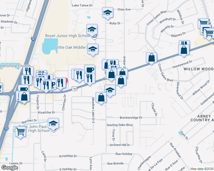 59038 Pearl Acres Road, Slidell LA - Walk Score