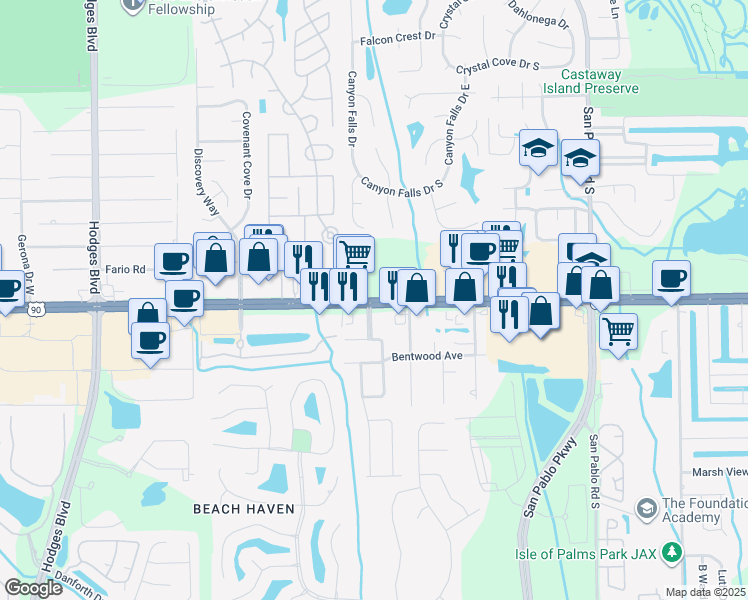 14057 Beach Boulevard, Jacksonville FL - Walk Score