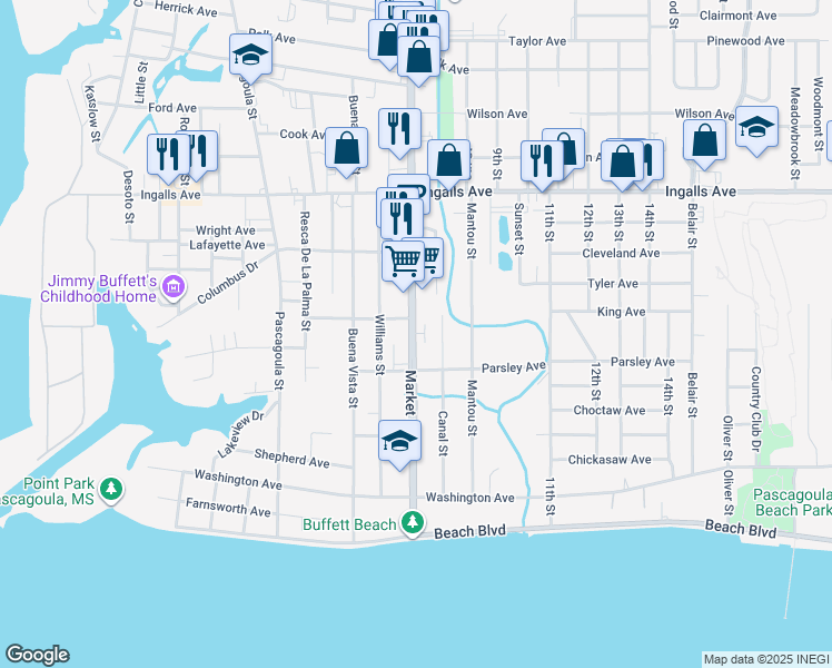 1310 Market Street, Pascagoula MS - Walk Score