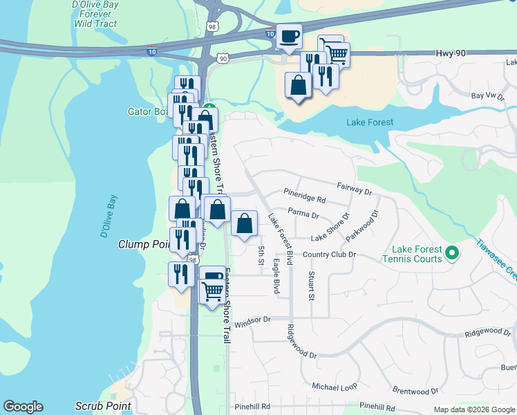 512 Lake Forest Boulevard, Daphne AL - Walk Score