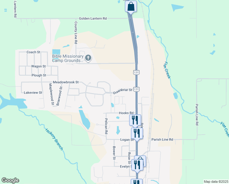 402 Greenbriar Street, DeRidder LA - Walk Score