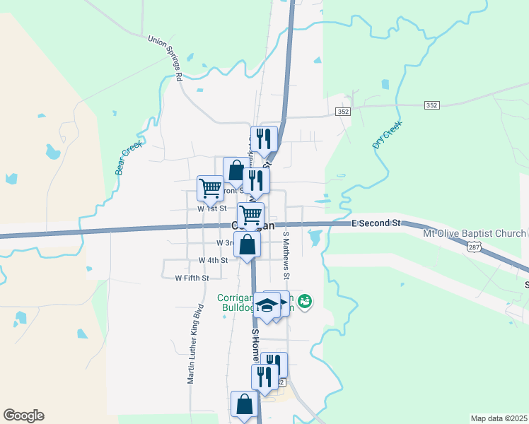 103 North Collins Street, Corrigan TX - Walk Score