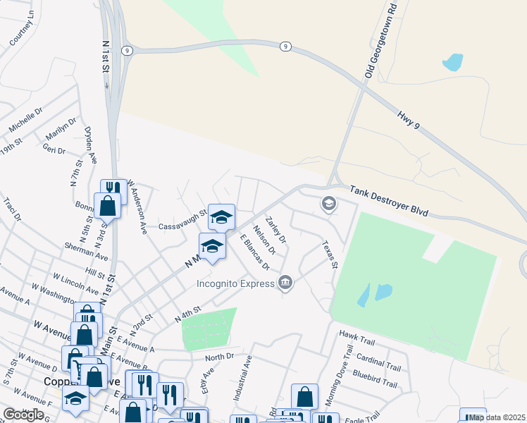 1637 North Main Street, Copperas Cove TX - Walk Score