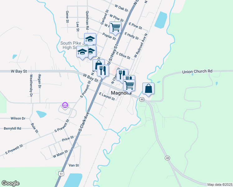 284 E Bay St, Magnolia MS - Walk Score