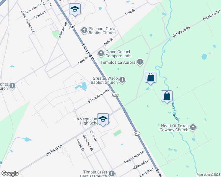 4108 South Fork Ranch Road, Waco TX - Walk Score