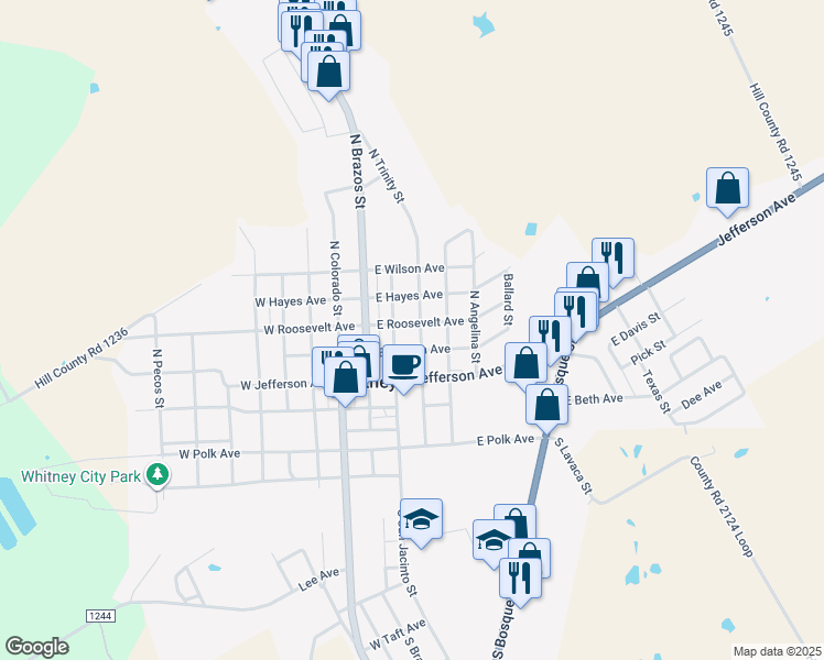 409 North Trinity Street, Whitney TX - Walk Score