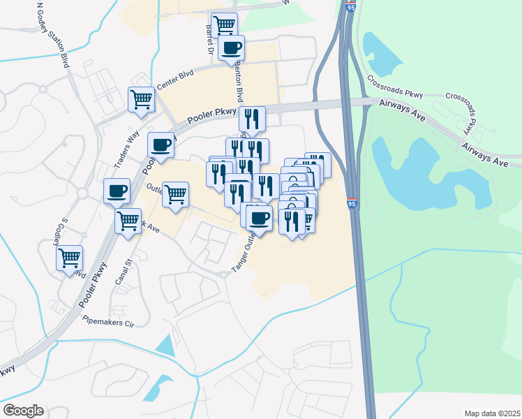 65 Tanger Outlets Boulevard, Pooler GA - Walk Score