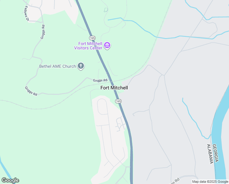 594a Alabama 165, Fort Mitchell AL - Walk Score