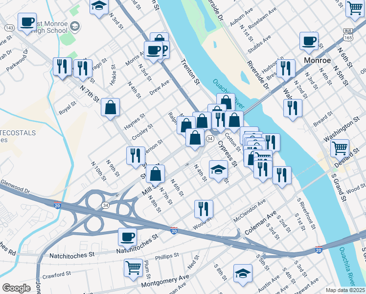 Stella Street, West Monroe LA - Walk Score