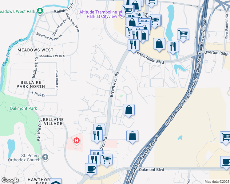 5209 Bryant Irvin Road, Fort Worth TX - Walk Score