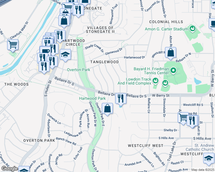 Tanglewood Trail, Fort Worth TX - Walk Score