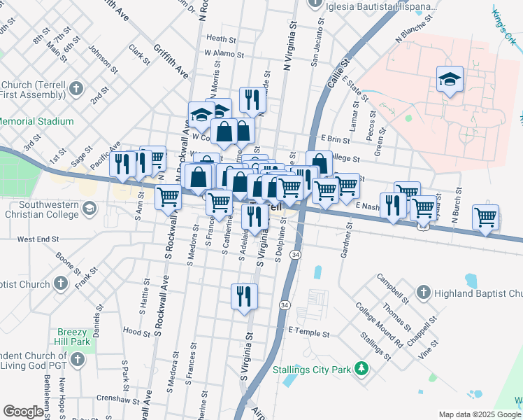 220 East Moore Avenue, Terrell TX - Walk Score