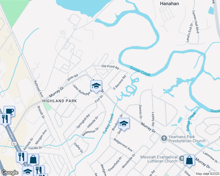 1008 Recess Road, Hanahan SC - Walk Score