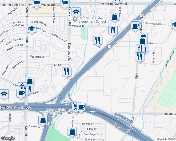 13408 North Central Expressway, Dallas TX - Walk Score