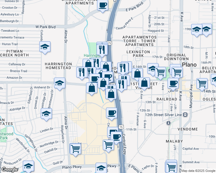 1405 North Central Expressway, Plano TX - Walk Score