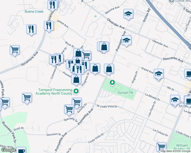 La Mirada Creek Park Map
