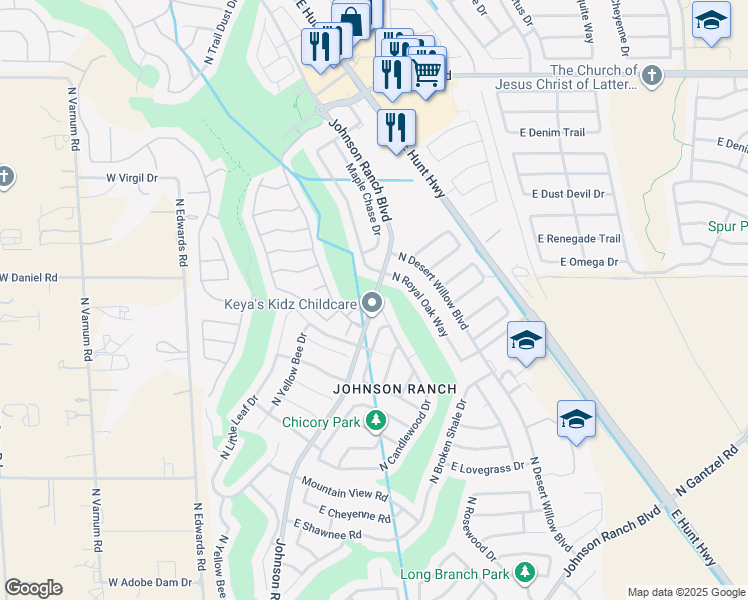 Johnson Ranch Boulevard, San Tan Valley AZ - Walk Score