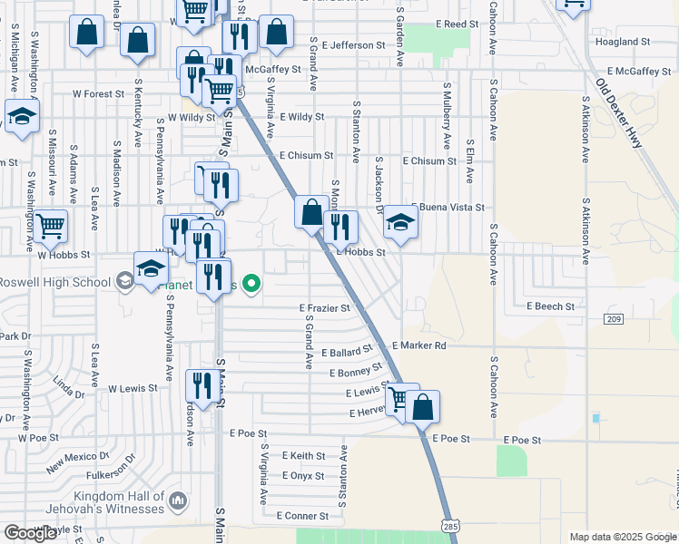 Southeast Main Street, Roswell NM - Walk Score