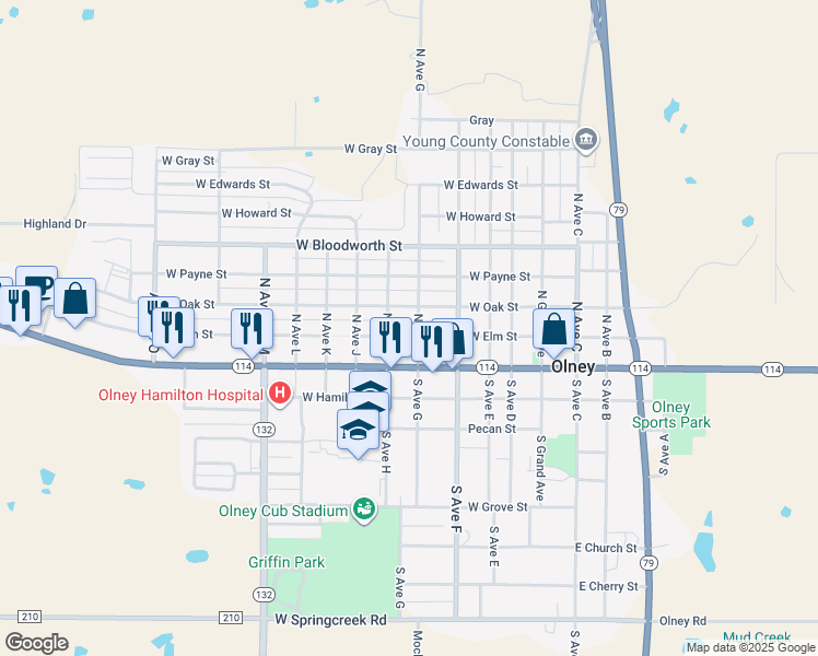 502 West Elm Street, Olney TX - Walk Score