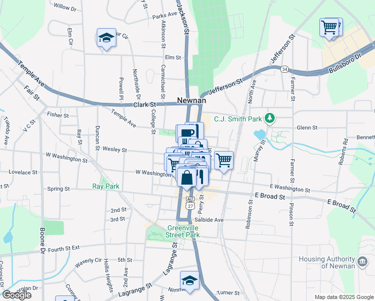 27 Jackson Street, Newnan GA - Walk Score