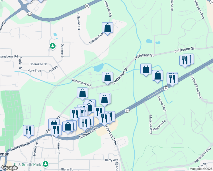 6 Jefferson Street, Newnan GA - Walk Score