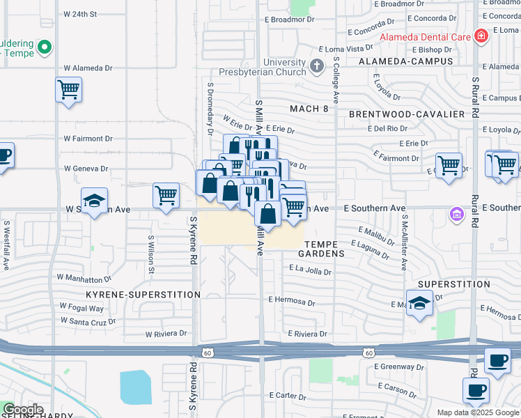 S Mill Ave & E Southern Ave, Tempe AZ - Walk Score