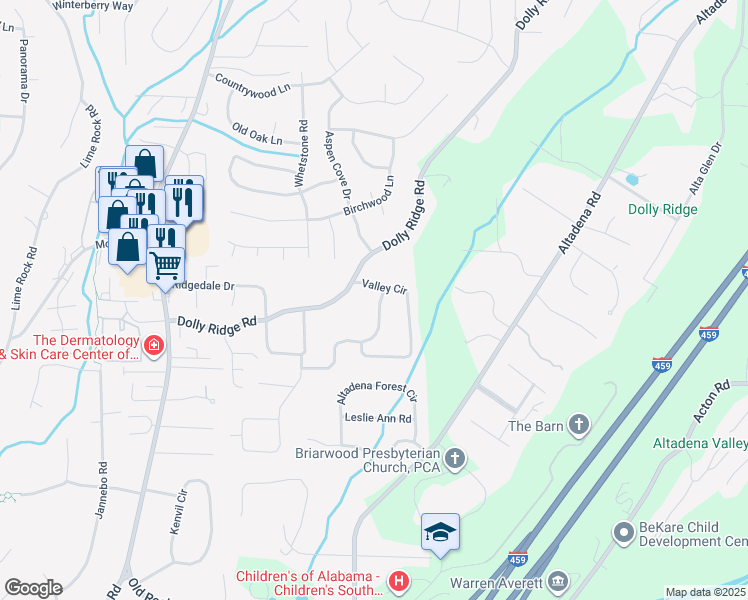 2544 Skyland Drive, Vestavia Hills AL - Walk Score