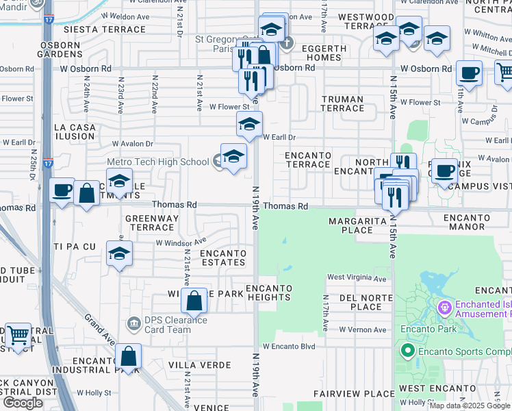 N 19th Ave & Thomas Rd, Phoenix AZ - Walk Score