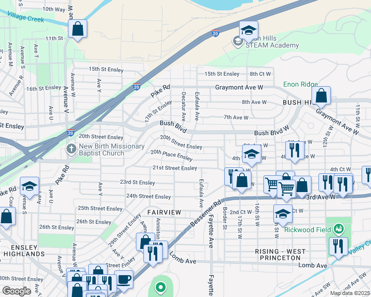 2749 20th Street Ensley, Birmingham AL - Walk Score