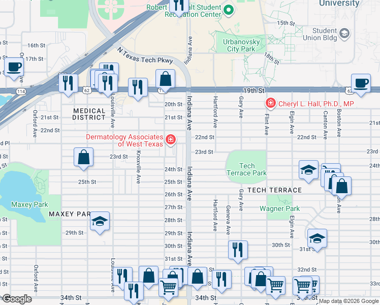 23rd Street, Lubbock TX - Walk Score
