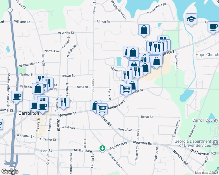 Perry Street, Carrollton GA - Walk Score