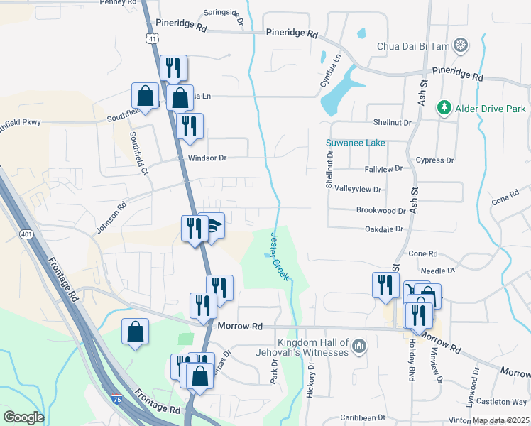 415 Sylvia Drive, Forest Park GA - Walk Score