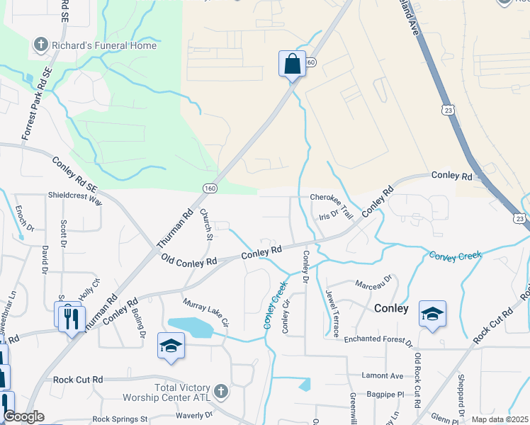 1402 Azalea Drive, Conley GA - Walk Score