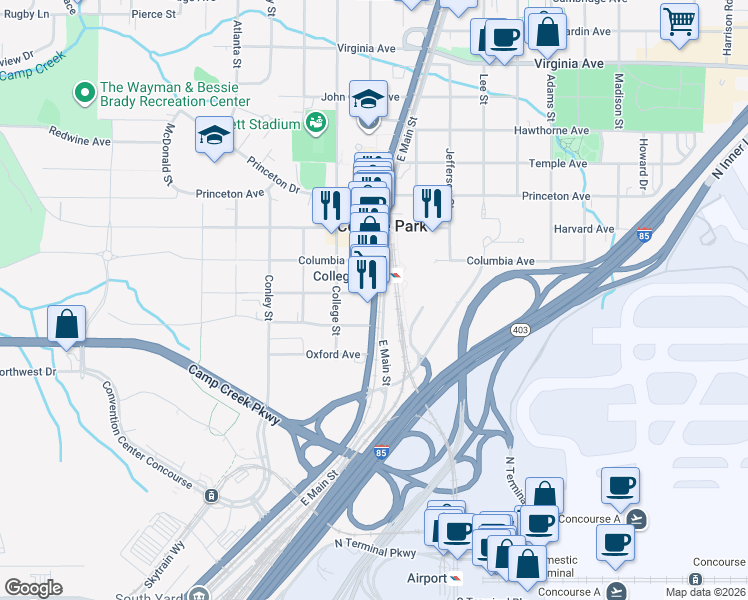 3831 Main St, College Park GA - Walk Score