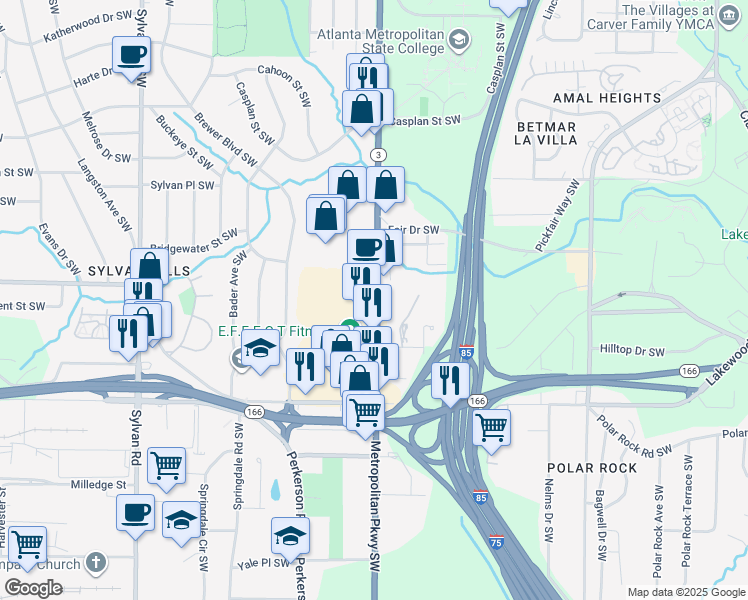 1919 Metropolitan Parkway Southwest, Atlanta GA - Walk Score
