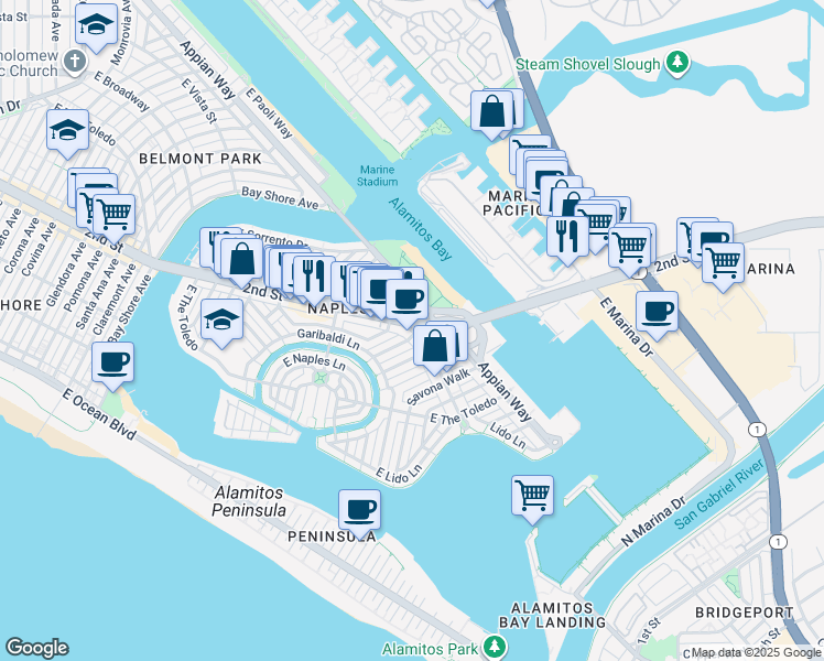 Naples Long Beach Directions