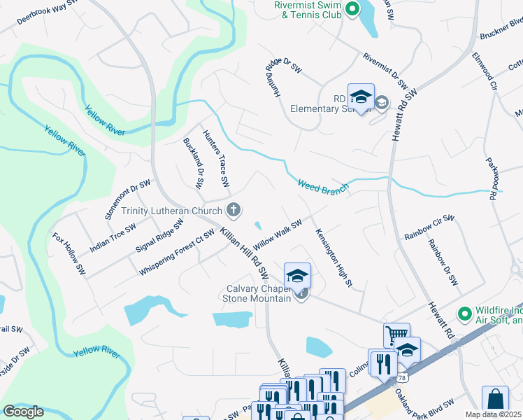 1844 Killian Hill Road Southwest, Lilburn GA - Walk Score