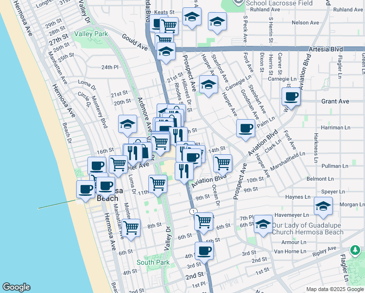 811 15th Street, Hermosa Beach CA - Walk Score