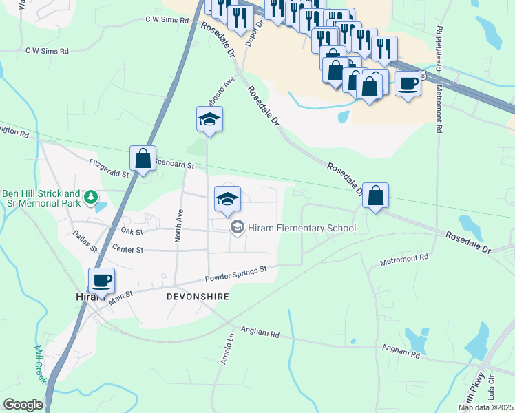 160 Trailside Way, Hiram GA - Walk Score