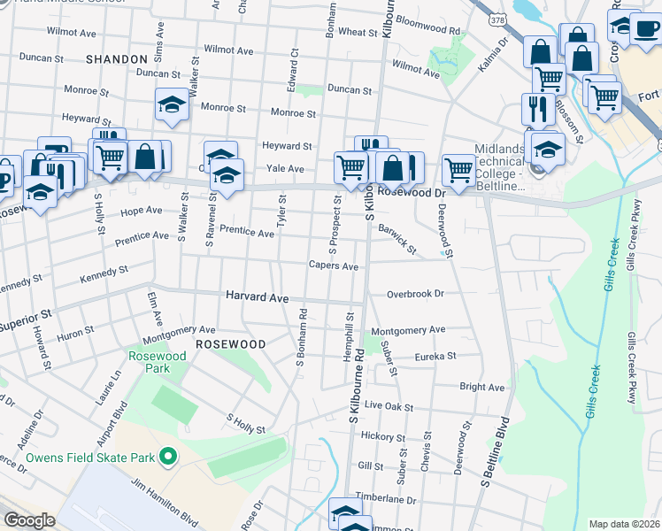 South Prospect Street, Columbia SC - Walk Score
