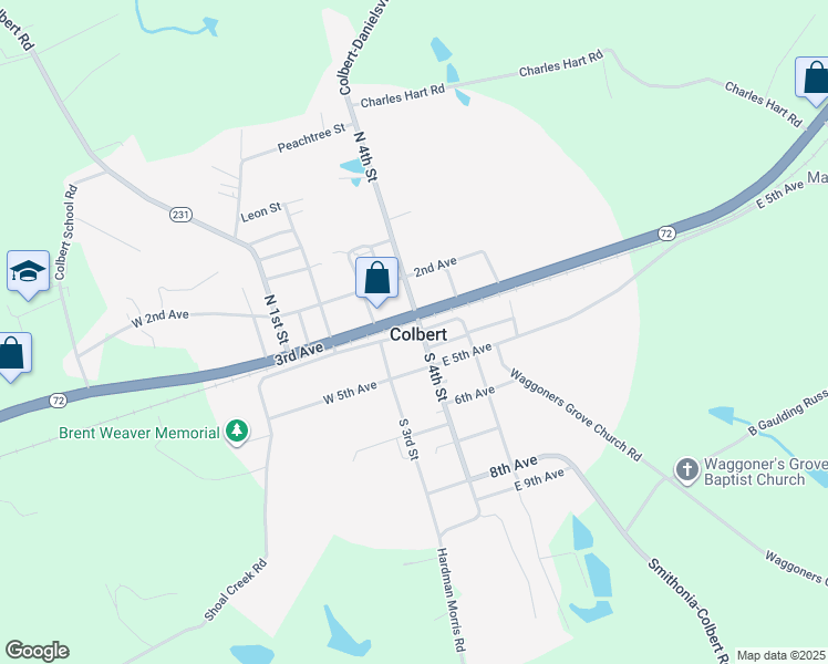 30 South 4th Street, Colbert GA - Walk Score