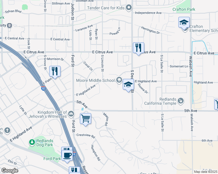 213 Redlands Street, Redlands CA - Walk Score