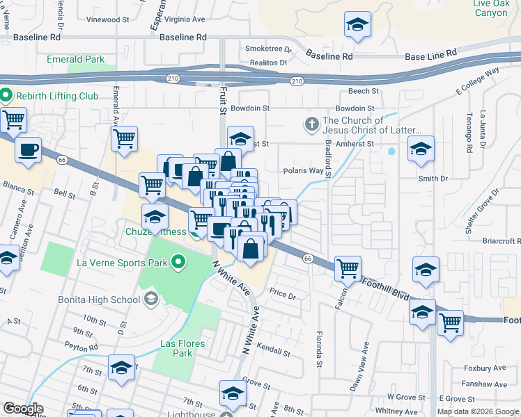 2421 Foothill Boulevard, La Verne CA - Walk Score